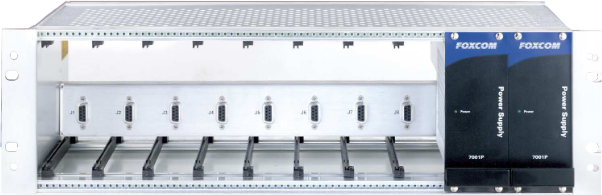 8-Slot 3RU 19" Chassis with two Power Supplies – Global Invacom Group